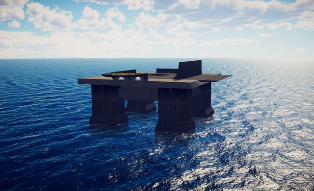 Off-Shore Launch Platform on SpaceDock