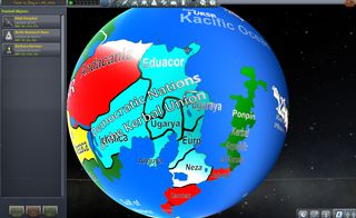 Kerbal Space Program Military Roleplay Political Map on SpaceDock