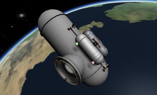 Space Taxi on SpaceDock