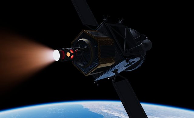 Supplementary Electric Engines on SpaceDock