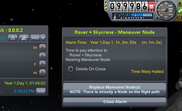 Kerbal Alarm Clock Updated on SpaceDock